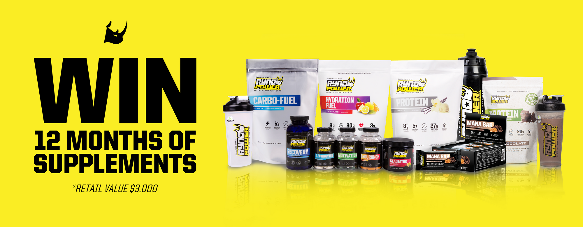 WIN 12 Months Supplements - Ryno Power