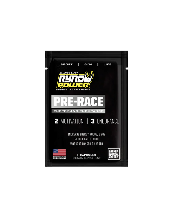PRE-RACE | Motivation & Endurance Supplement Combo Pack | Single Servi ...
