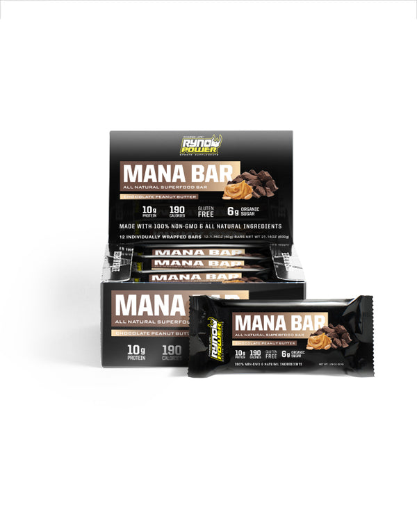 MANA Protein Bar Chocolate Peanut Butter - Ryno Power